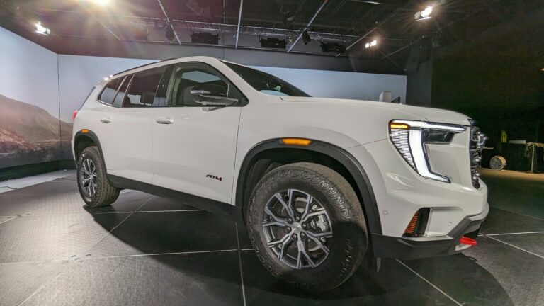 First Look: 2024 GMC Acadia Goes Big On Luxury And Offers Lifted AT4 ...