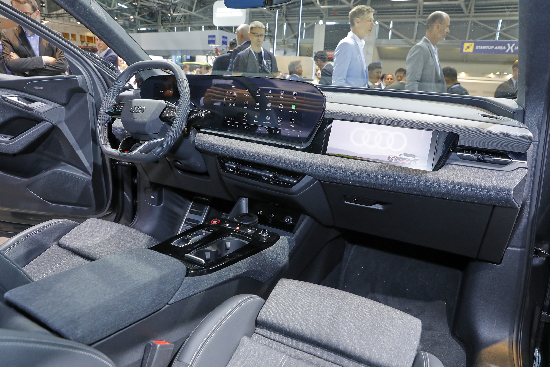 2025 Audi Q6 E-Tron Reveals Tech-Infused Cabin With 10.6-Inch Passenger ...