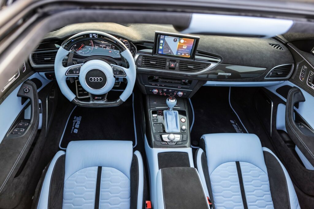 What’s Not To Love About A 750 HP Audi RS6 With A Light Blue Interior? | Carscoops