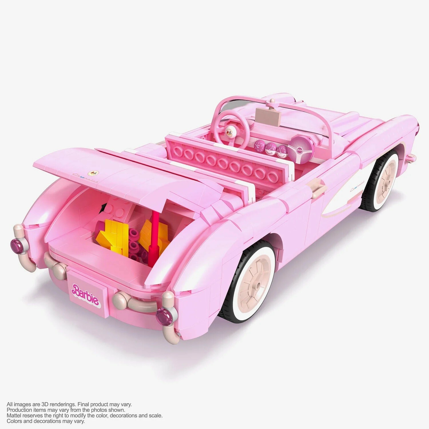 Better Than Lego? MEGA’s Barbie Corvette Is Classically Cool And Up For ...