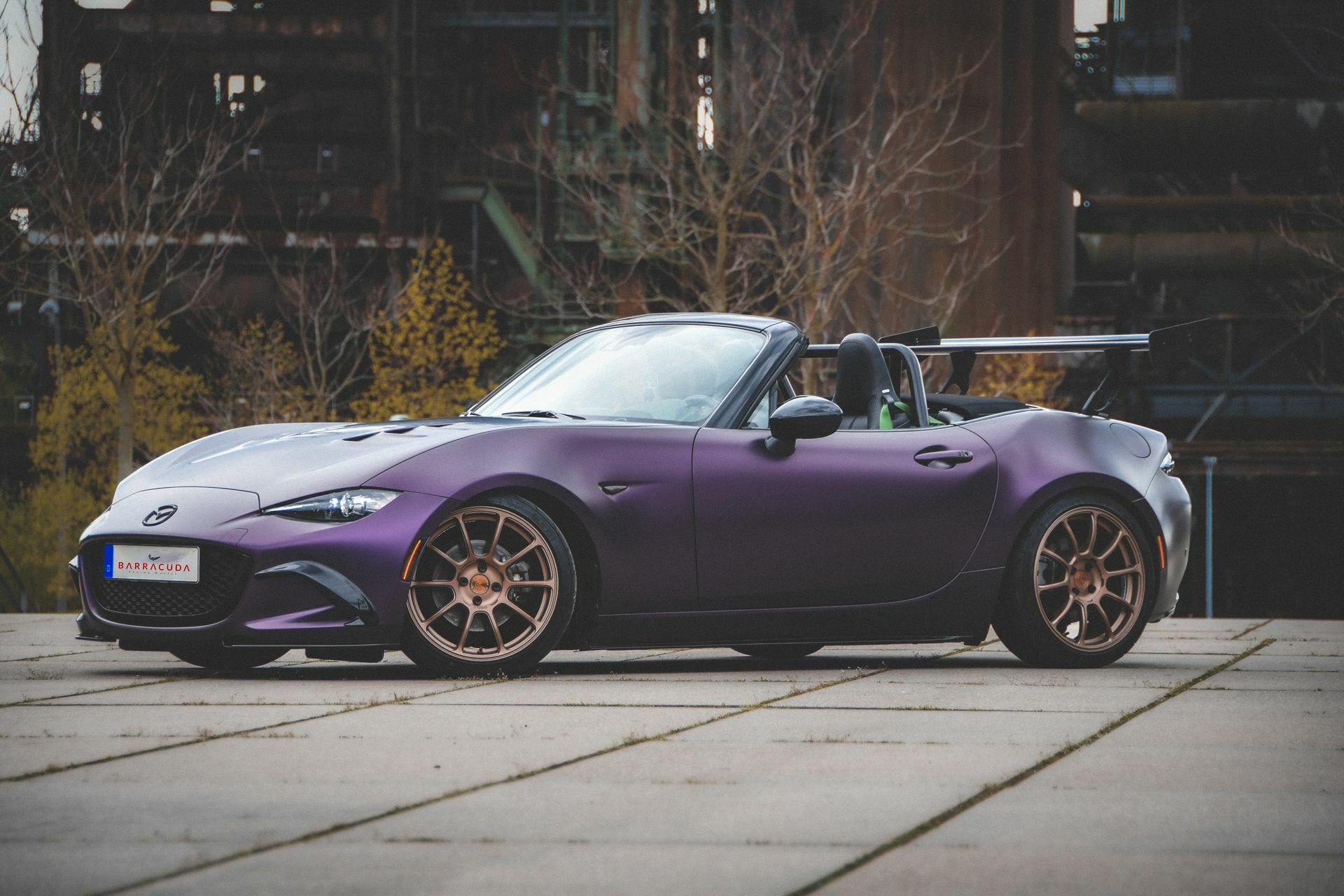 Matte Purple Mazda MX-5 Is A Track-Tuned Weapon | Carscoops