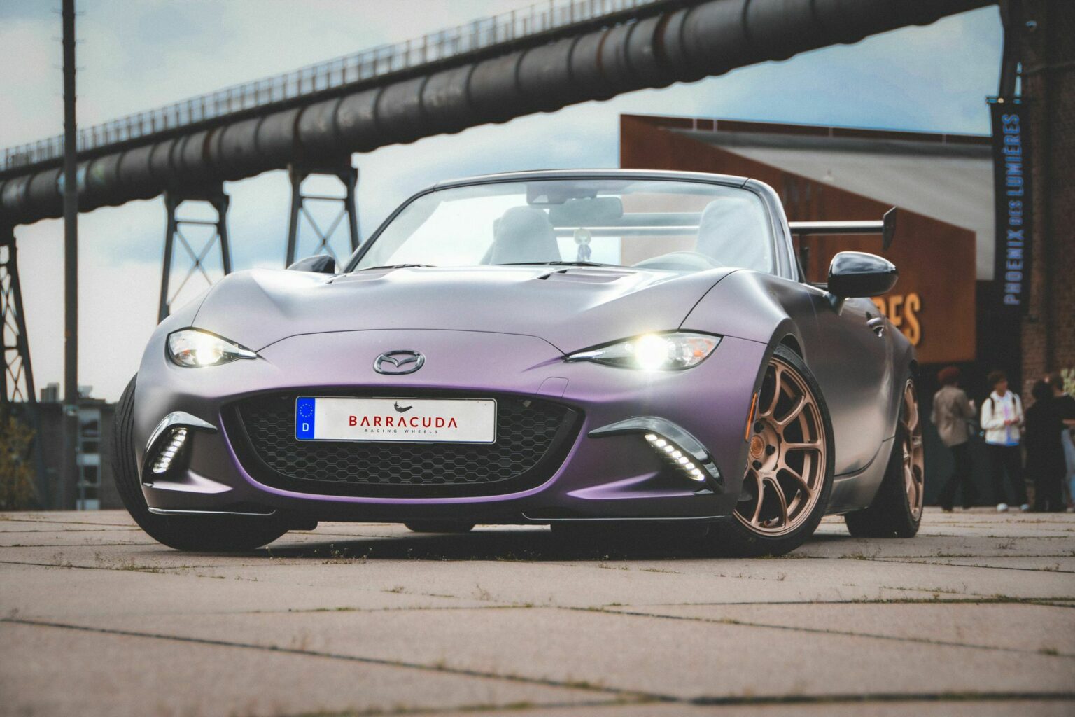 Matte Purple Mazda MX-5 Is A Track-Tuned Weapon | Carscoops