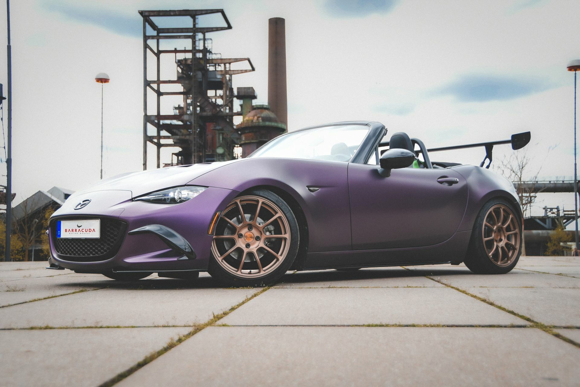 Matte Purple Mazda MX-5 Is A Track-Tuned Weapon | Carscoops