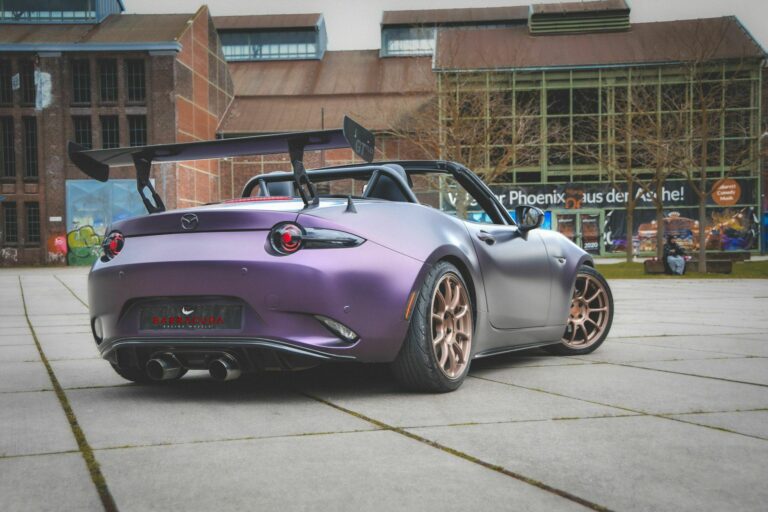 Matte Purple Mazda MX-5 Is A Track-Tuned Weapon | Carscoops
