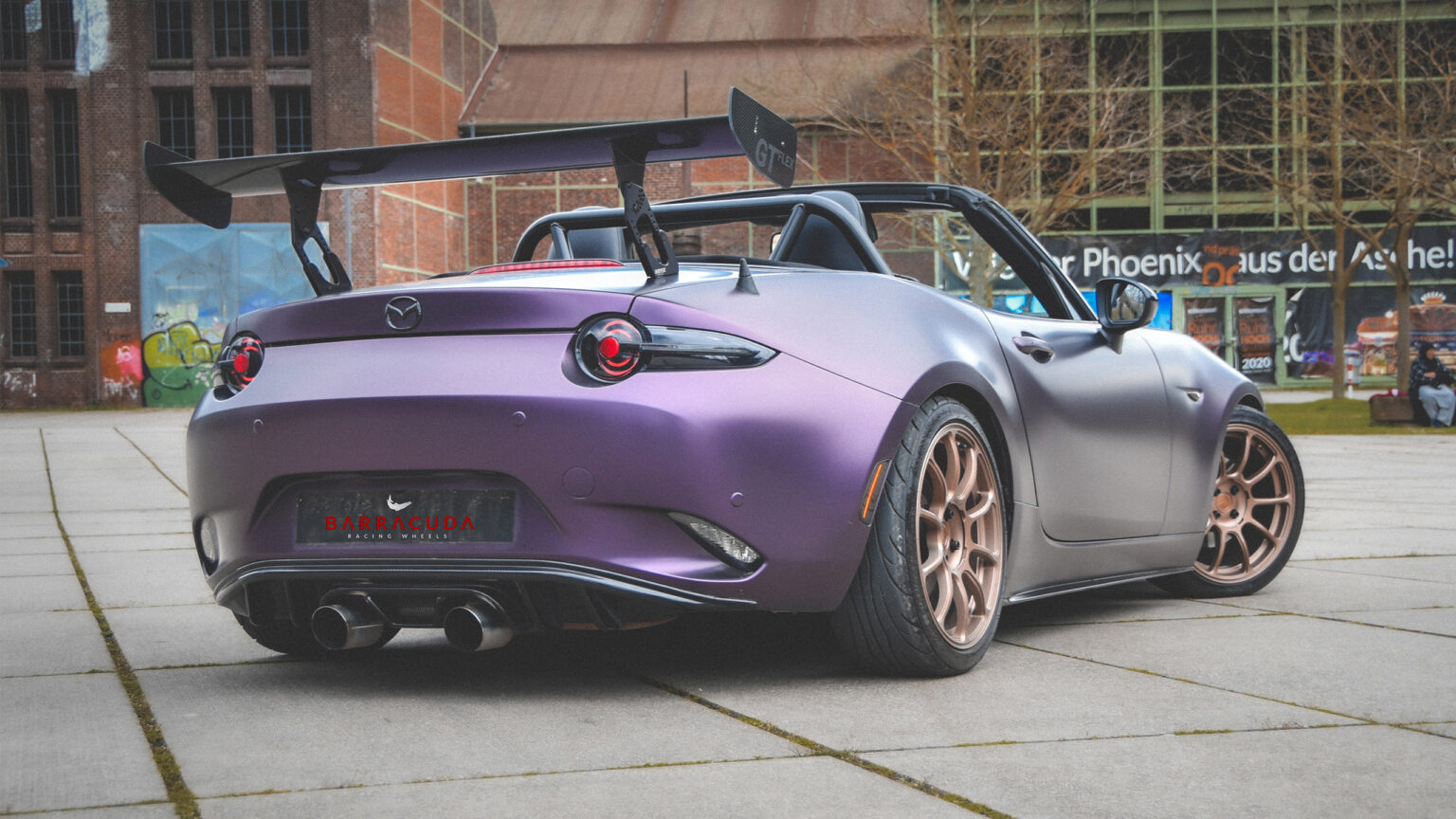 Matte Purple Mazda MX-5 Is A Track-Tuned Weapon | Carscoops