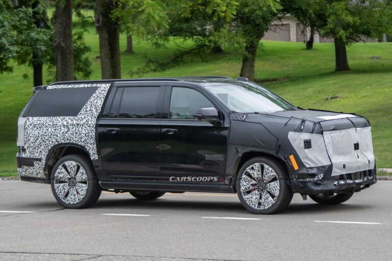 2025 Cadillac Escalade Spied With New Interior From The Electric ...