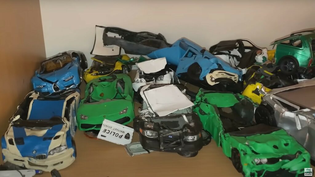 This Guy Replicates Crash Tests With Extremely Detailed Scale Models ...