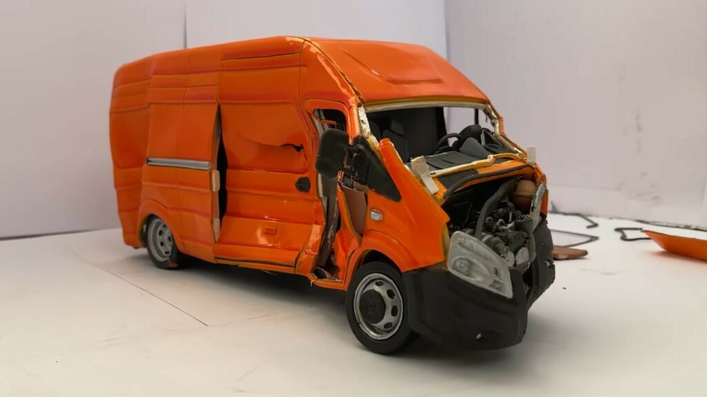 This Guy Replicates Crash Tests With Extremely Detailed Scale Models ...