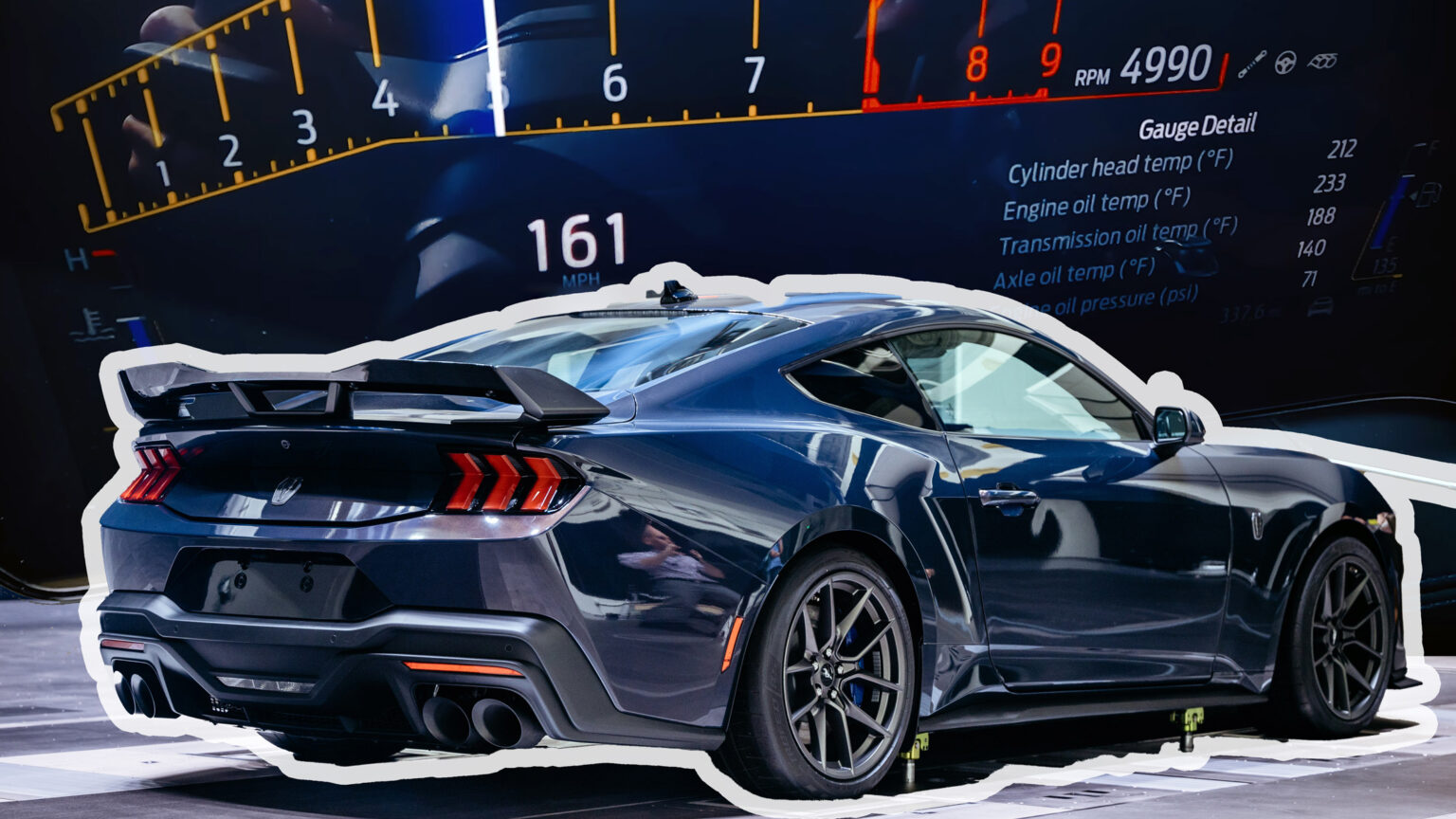Listen To 2024 Ford Mustang Dark Horse Roar All The Way Up To 161 MPH ...