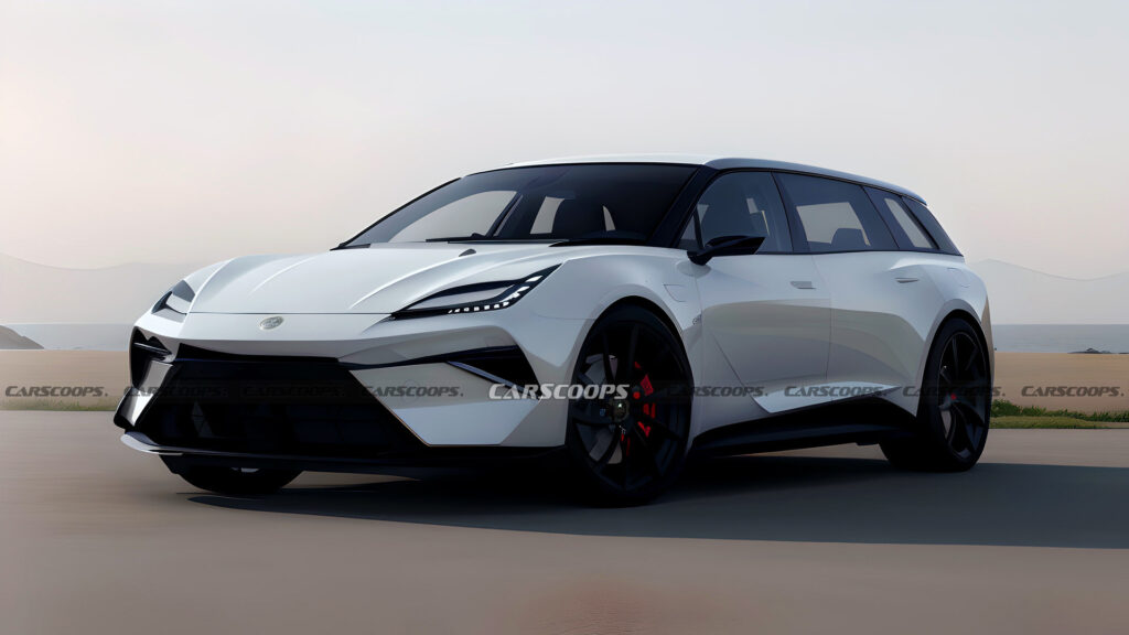 The Lotus Emeya Could Spawn The Ultimate Electric Wagon | Carscoops