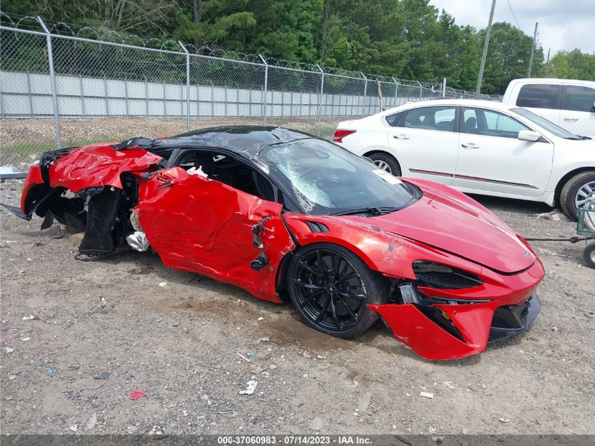 This Destroyed McLaren Artura Is A Very, Very Sad Sight | Carscoops