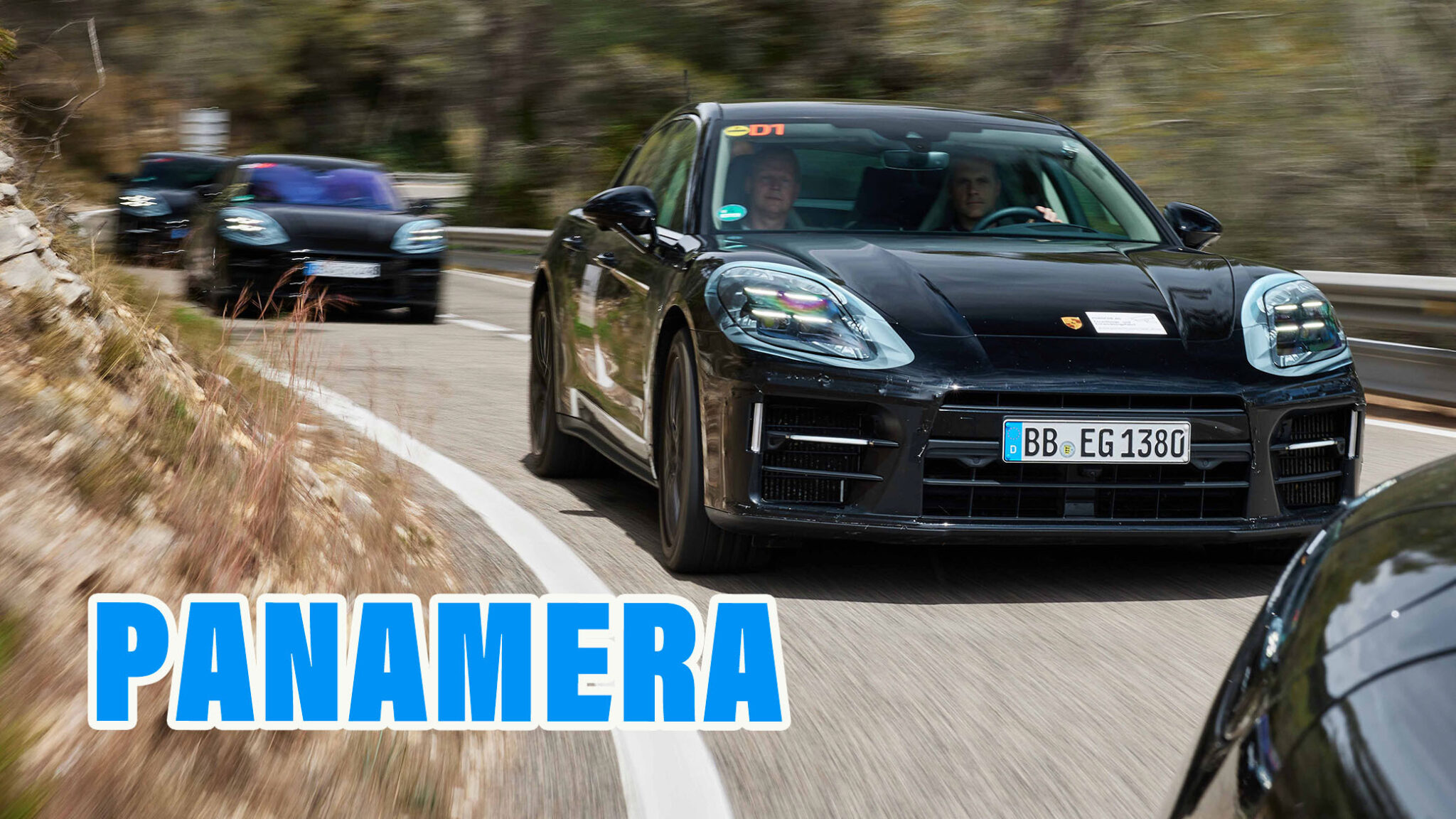2024 Porsche Panamera Has Four PHEV Options, Debuts November 24 | Carscoops