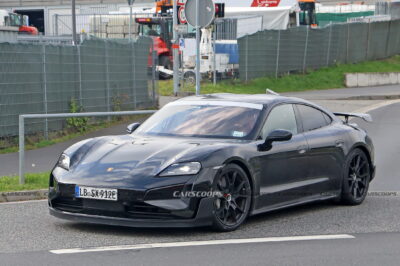 Hotter Porsche Taycan With Track-Focused Aero Debuts March 11 | Carscoops