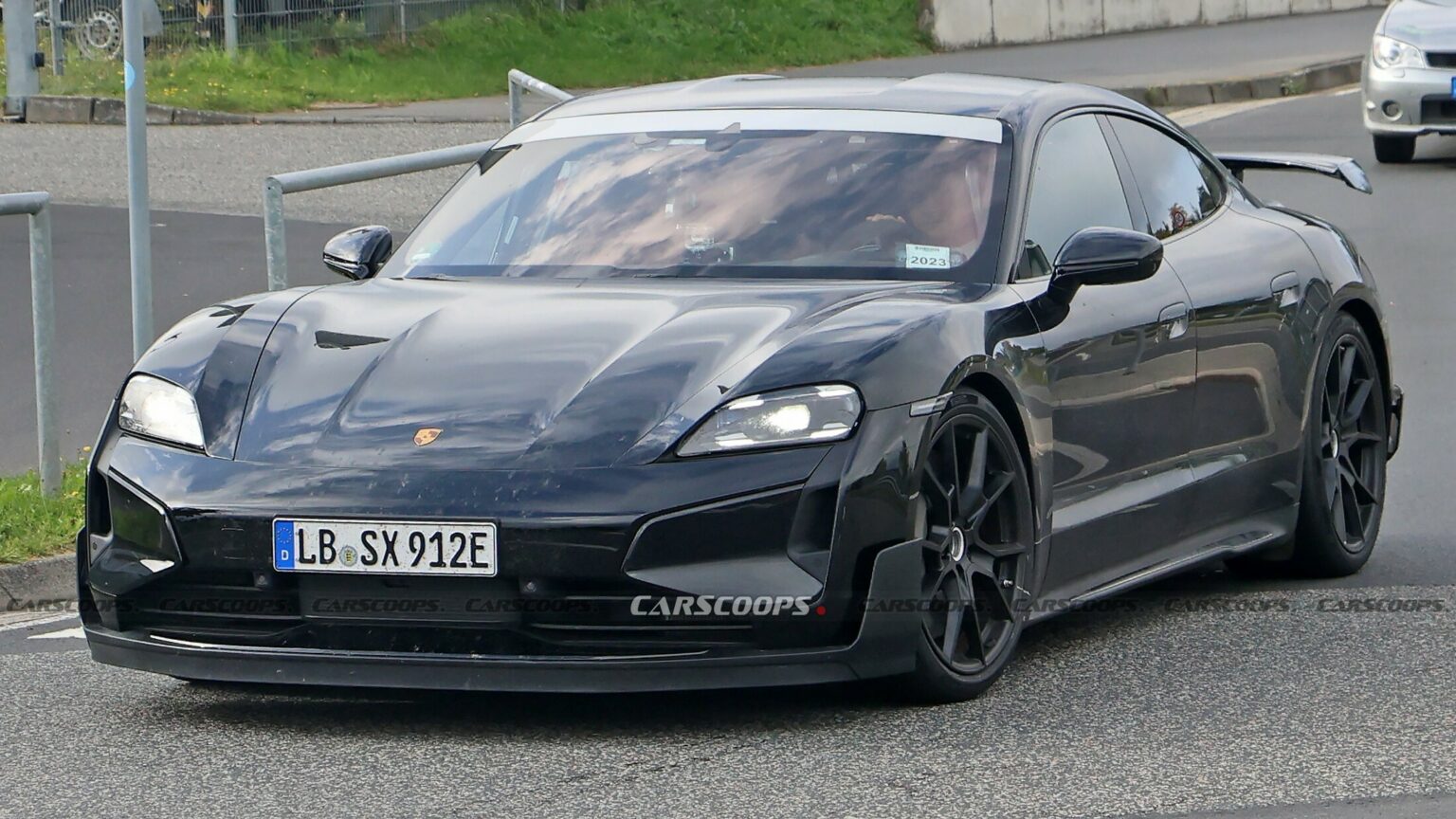 Porsche Taycan Turbo GT Fully Reveals Itself During Lap Record Attempt ...