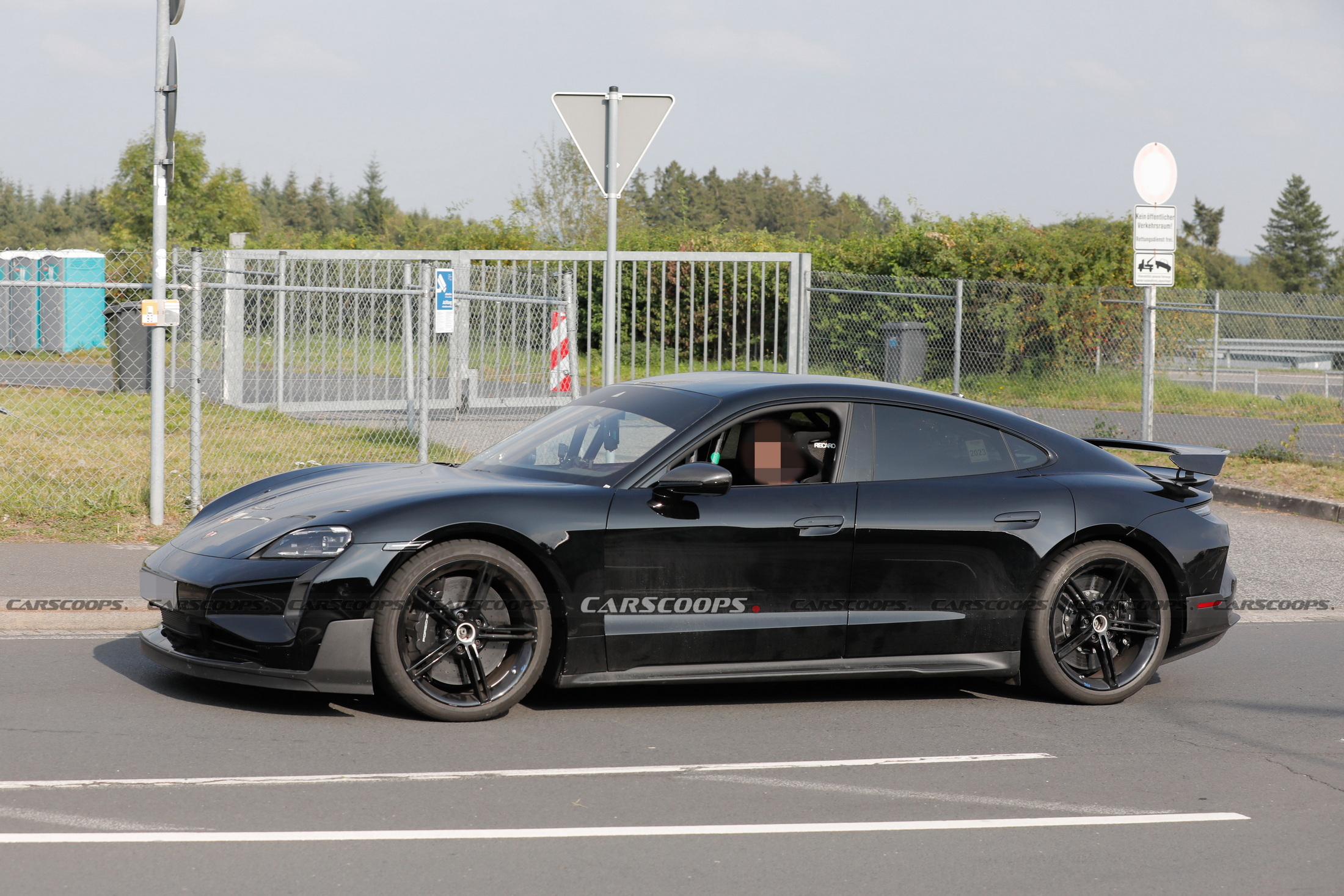 Porsche Taycan Turbo GT Fully Reveals Itself During Lap Record Attempt ...