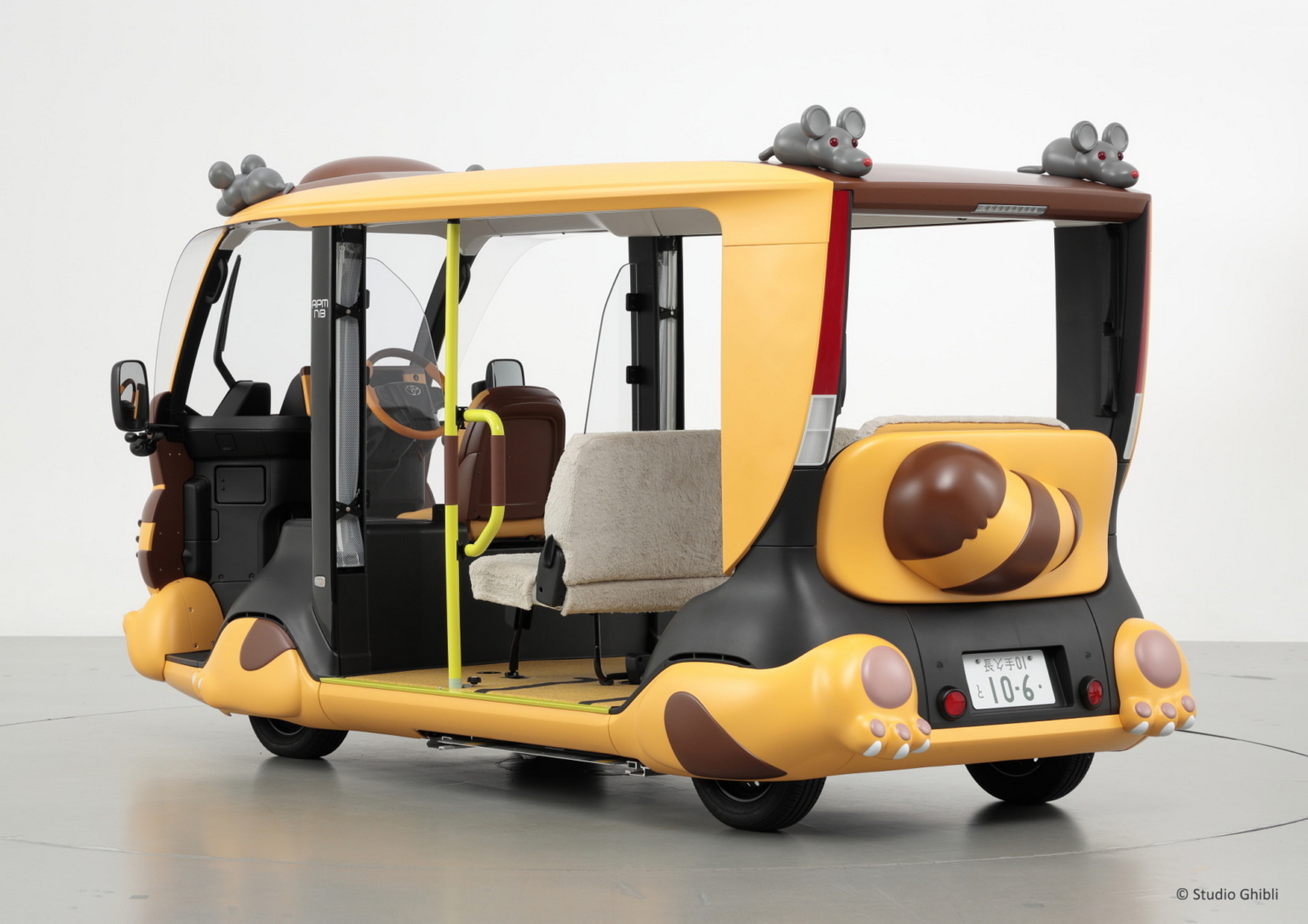 Toyota APM EV Shuttle Transformed Into A Real-Life Cat Bus | Carscoops