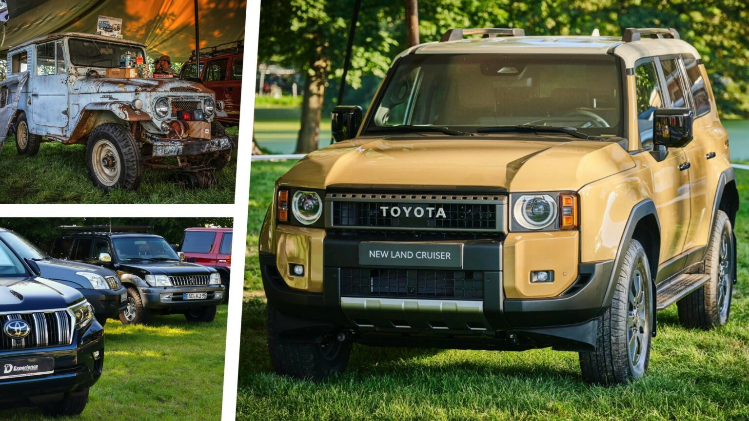 2024 Toyota Land Cruiser Makes German Premiere Surrounded By Its Predecessors | Carscoops
