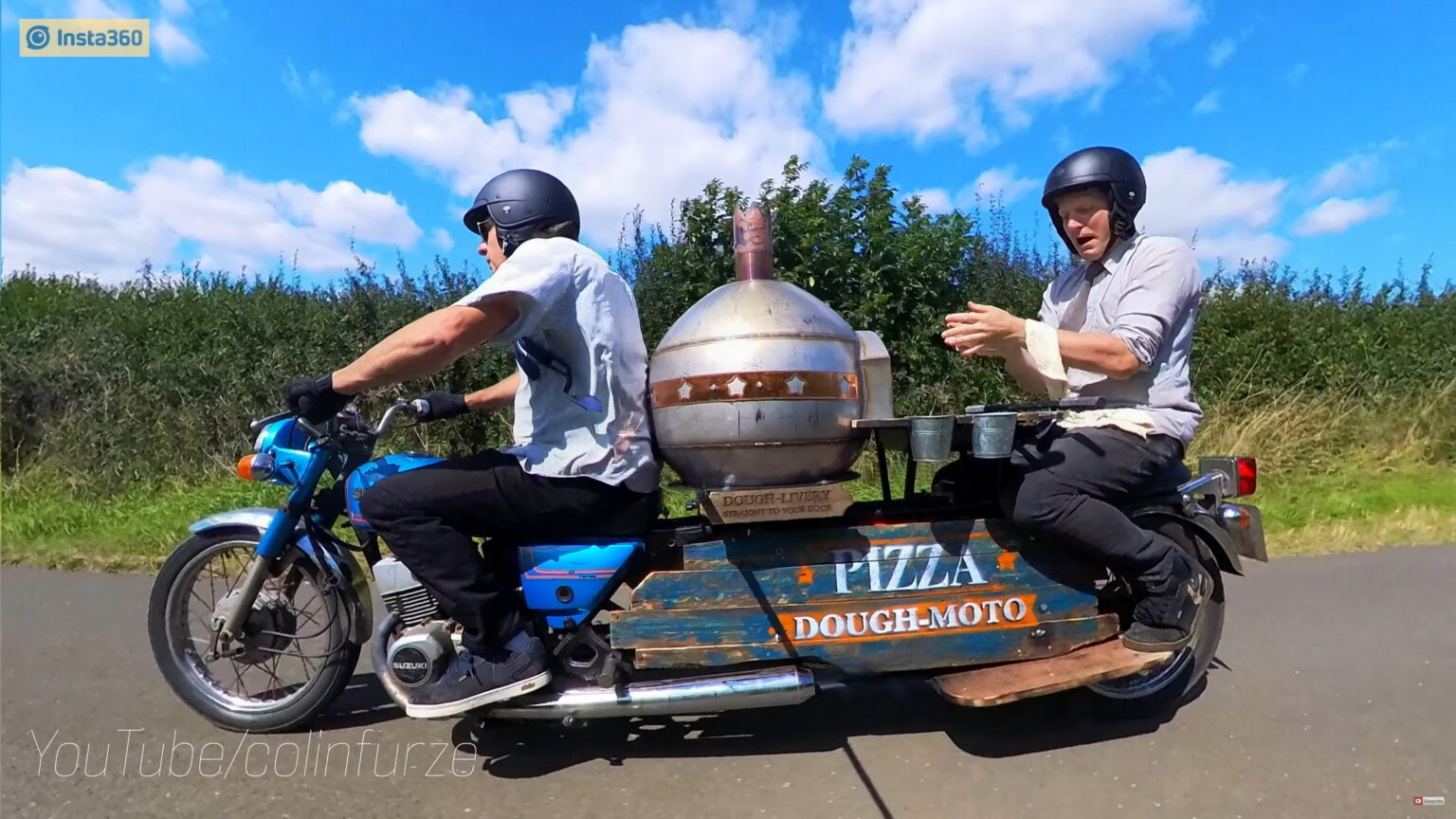 Can You Turn A Motorcycle Into A Mobile Pizza Oven? | Carscoops