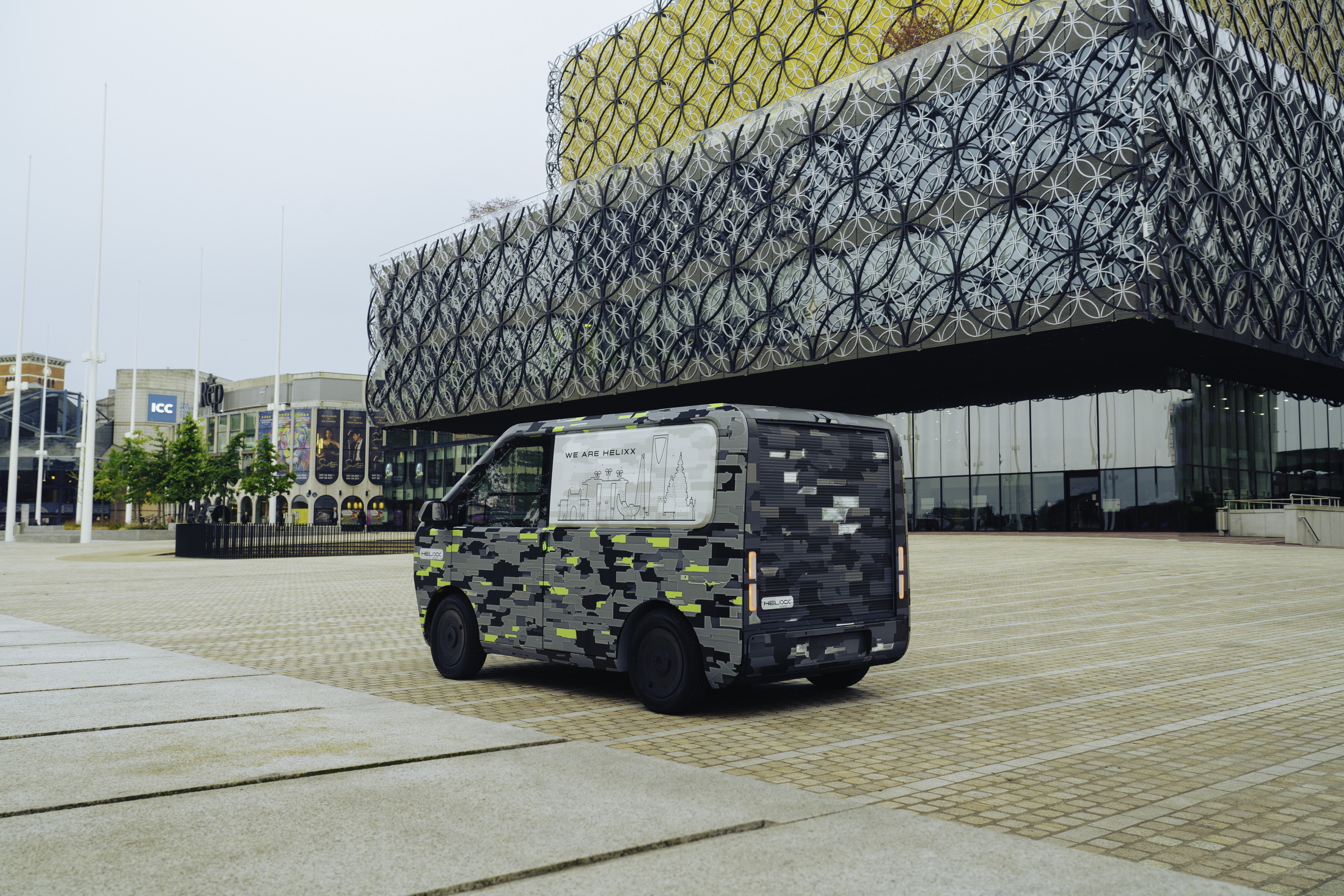 This Adorable Electric Van Has A Plastic Body And Clicks Together Like ...