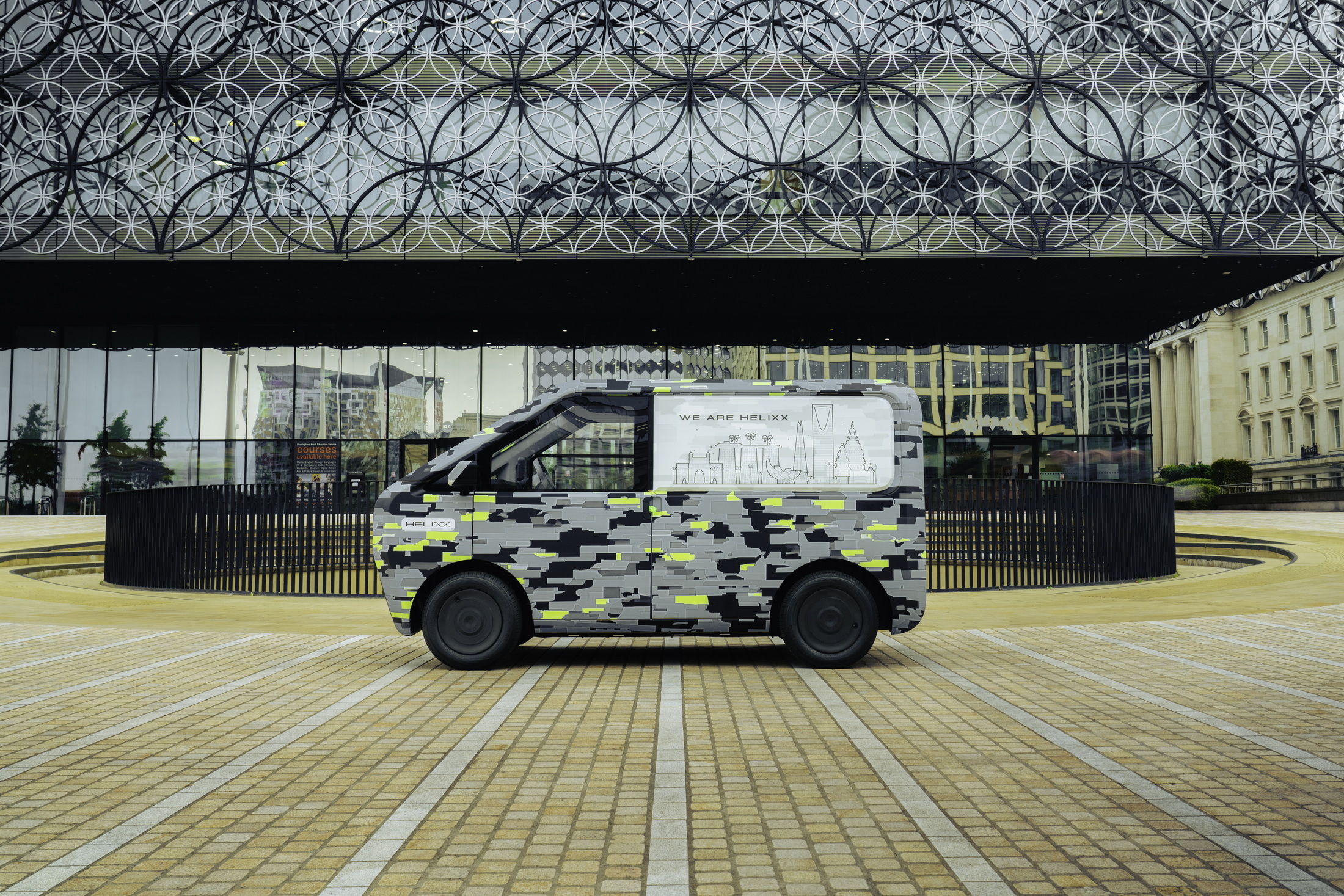 This Adorable Electric Van Has A Plastic Body And Clicks Together Like ...