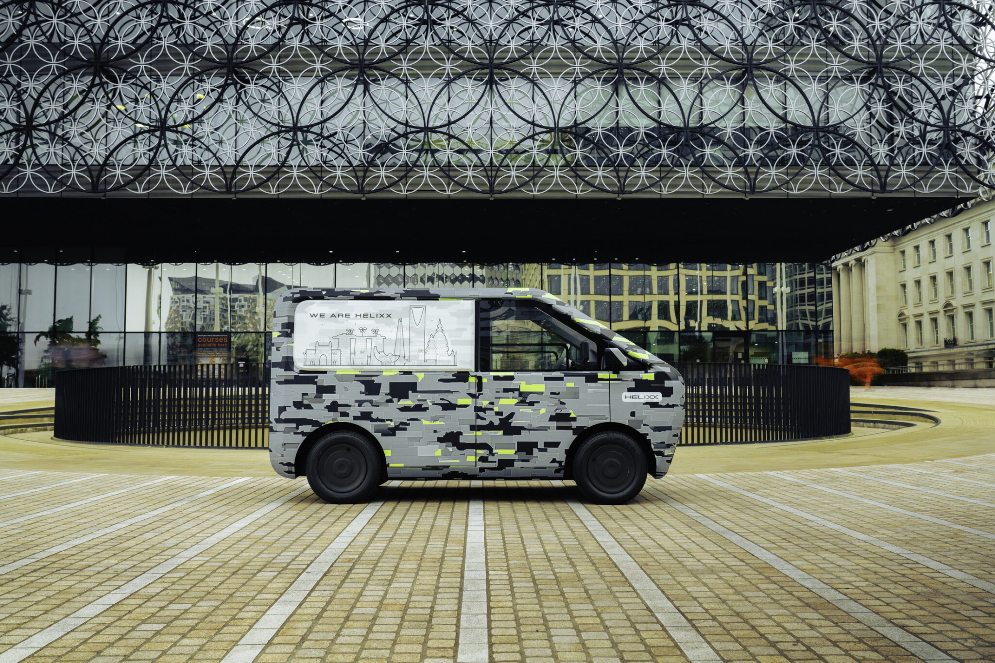 This Adorable Electric Van Has A Plastic Body And Clicks Together Like ...