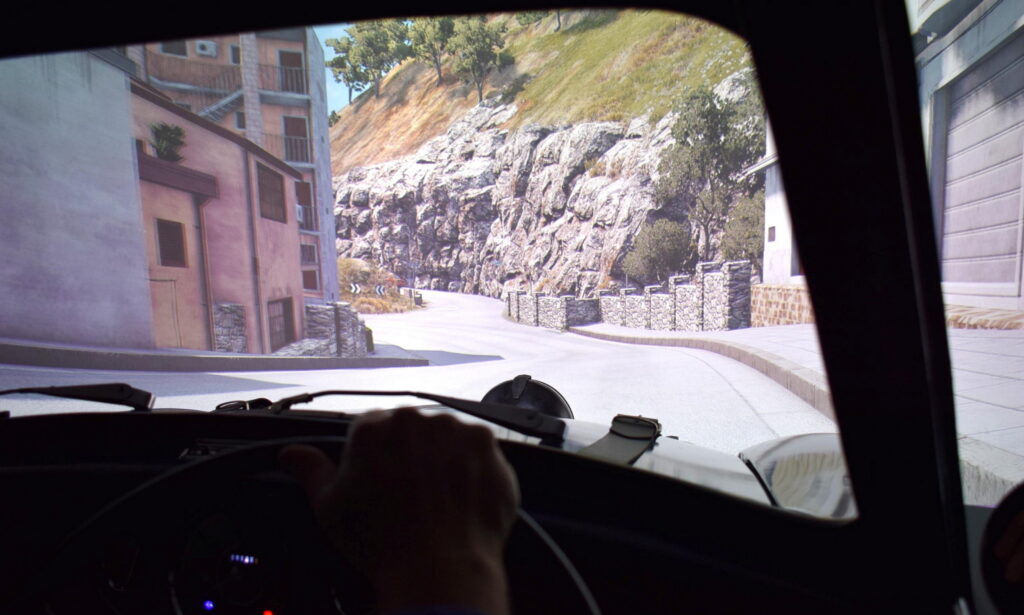 Pull Your Own Italian Job With This $36,000 Austin Mini Sim Rig | Carscoops