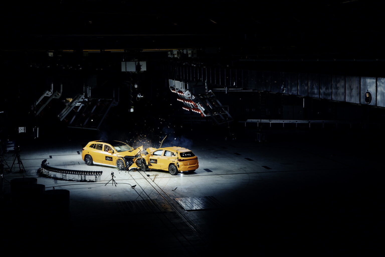 Mercedes Crashes Two EVs Into Each Other To Prove They’re Safe In The ...