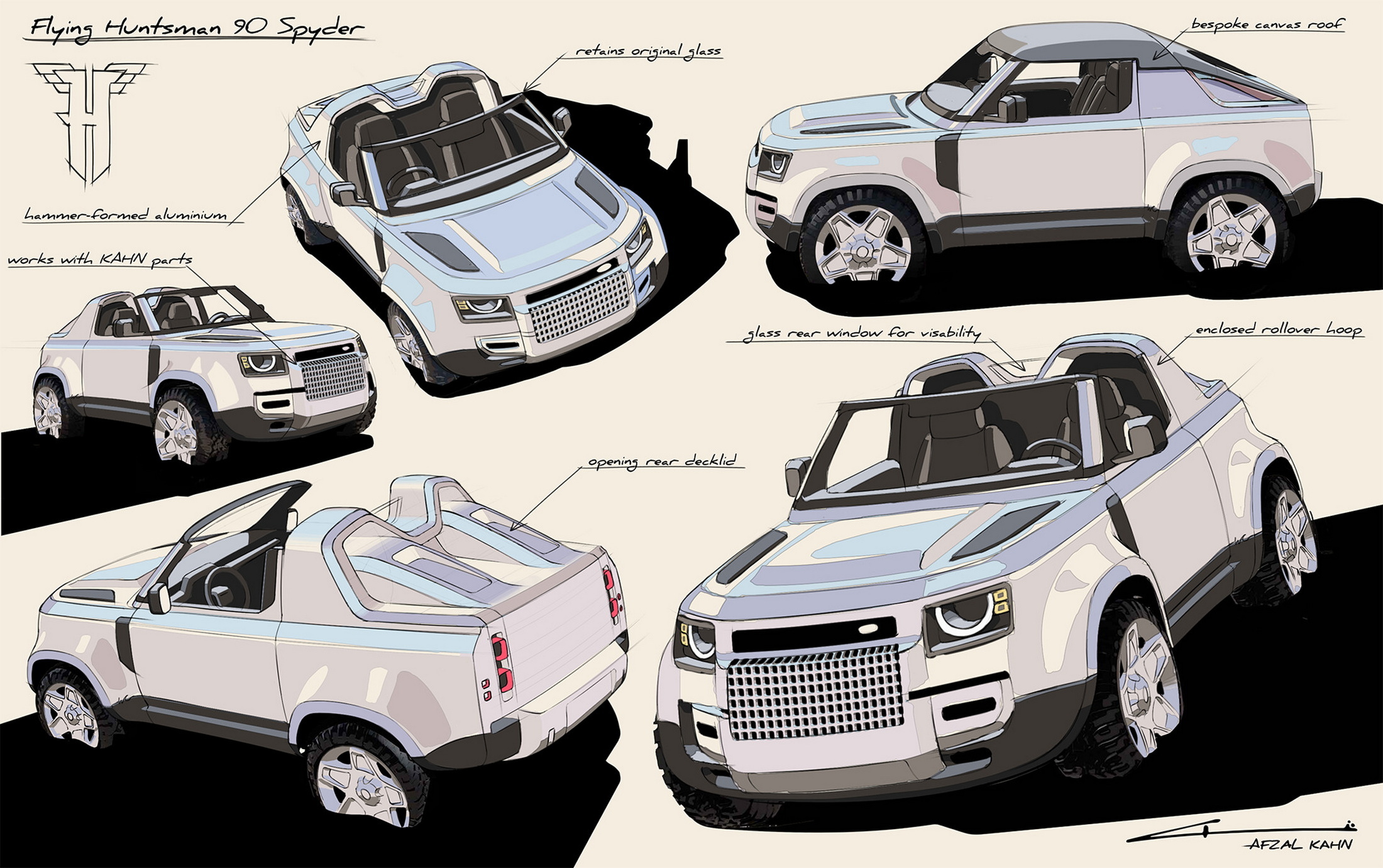 Flying Huntsman’s Turns Land Rover Defender 90 Into The Ultimate ...