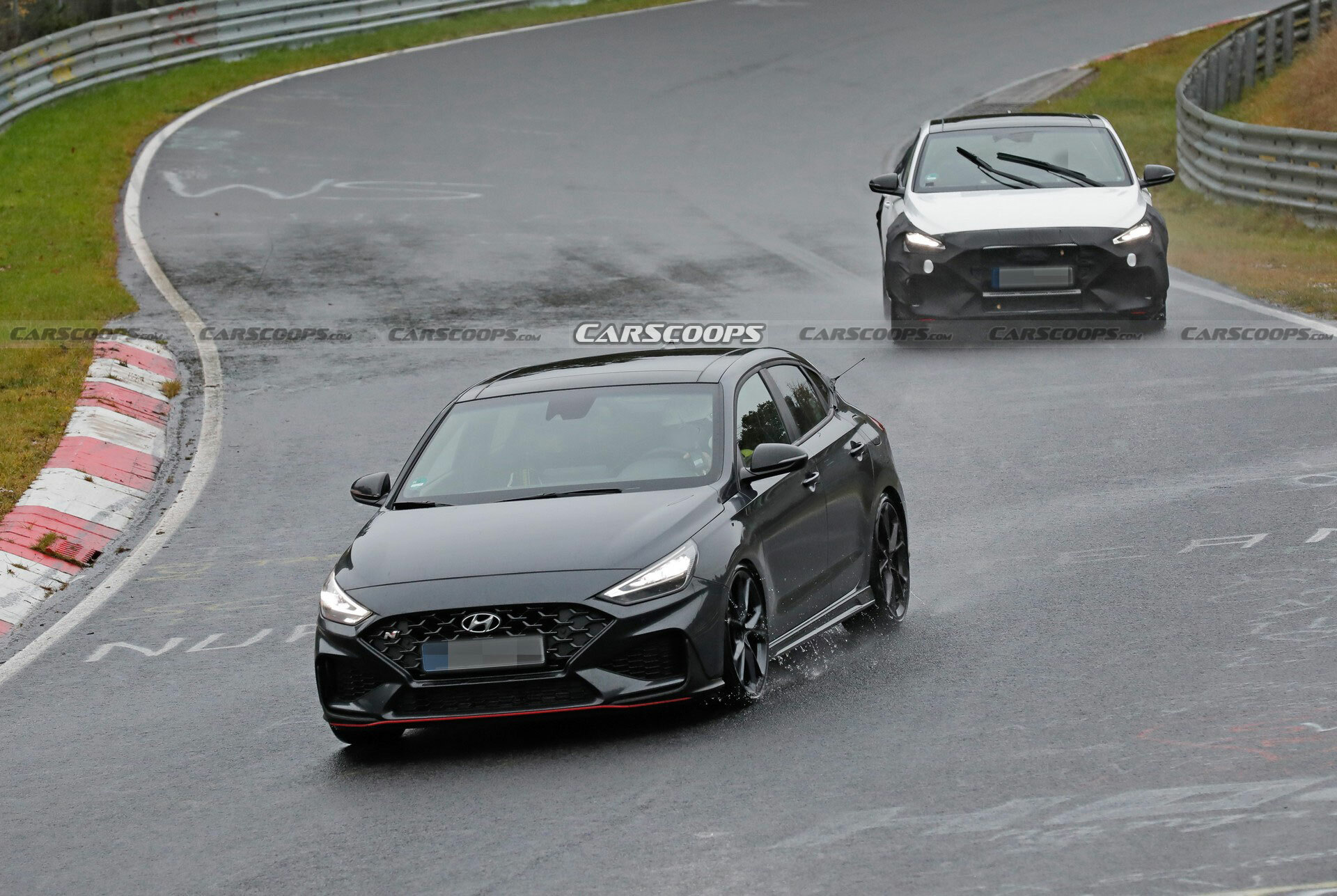 Facelifted Hyundai i30 Fastback N Spied Testing Alongside Current Model ...