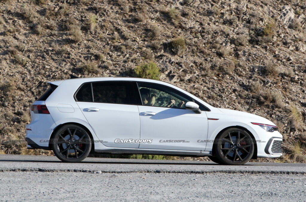 2024 VW Golf GTI Facelift Spotted Testing Its Minor Tweaks | Carscoops