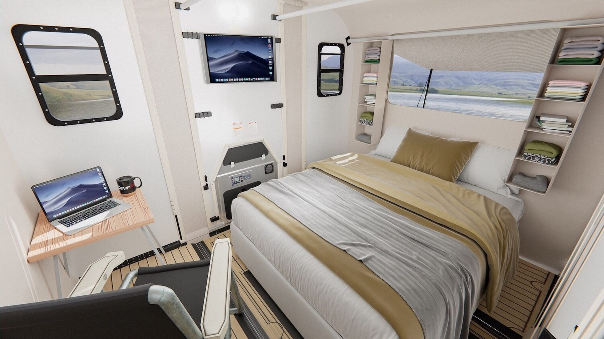 This Origami Camper Was Designed To Pop Up From Your Pickup Truck Bed ...