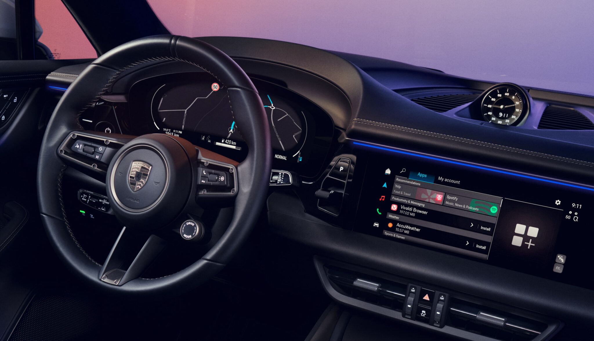 New Porsche Macan EV Reveals Triple-Screen Interior And Augmented ...