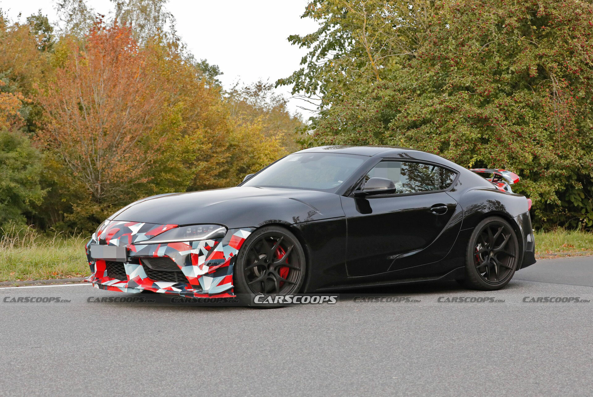 2025 Toyota Supra GRMN Spied With Canards And Rear Wing, Could Pack BMW ...