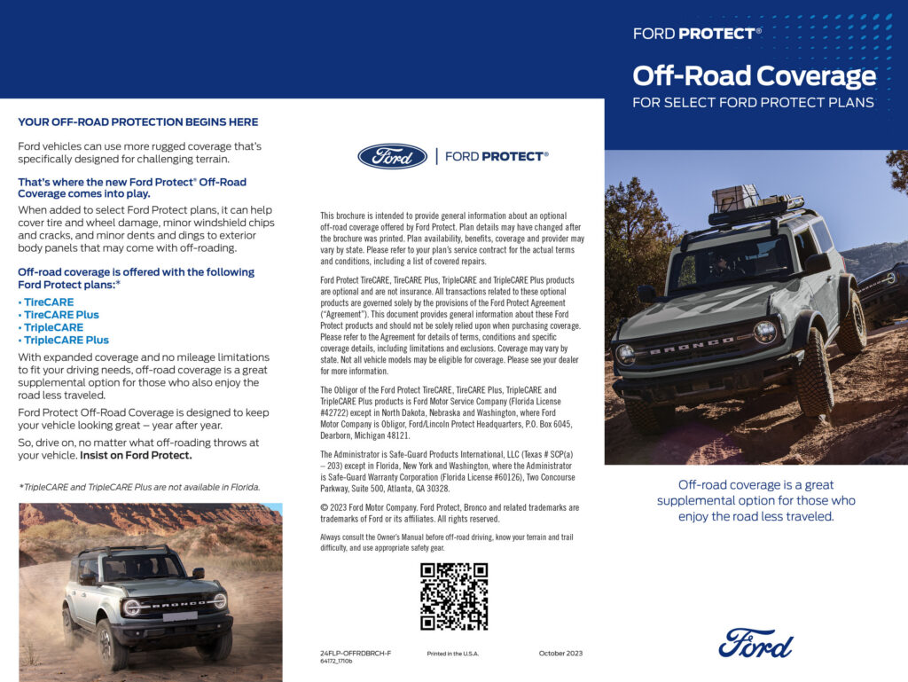 Ford Protect Launches Off-Road Warranty For Bronco And Bronco Sport ...