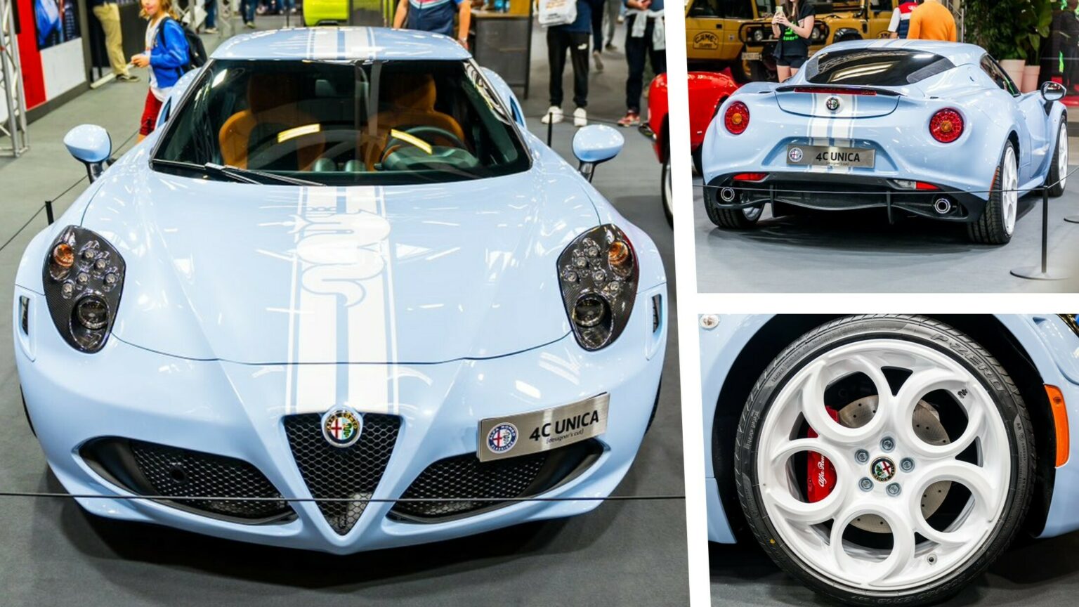 Alfa Romeo Debuts 4C Unica One-Off Special As A Fitting Farewell ...