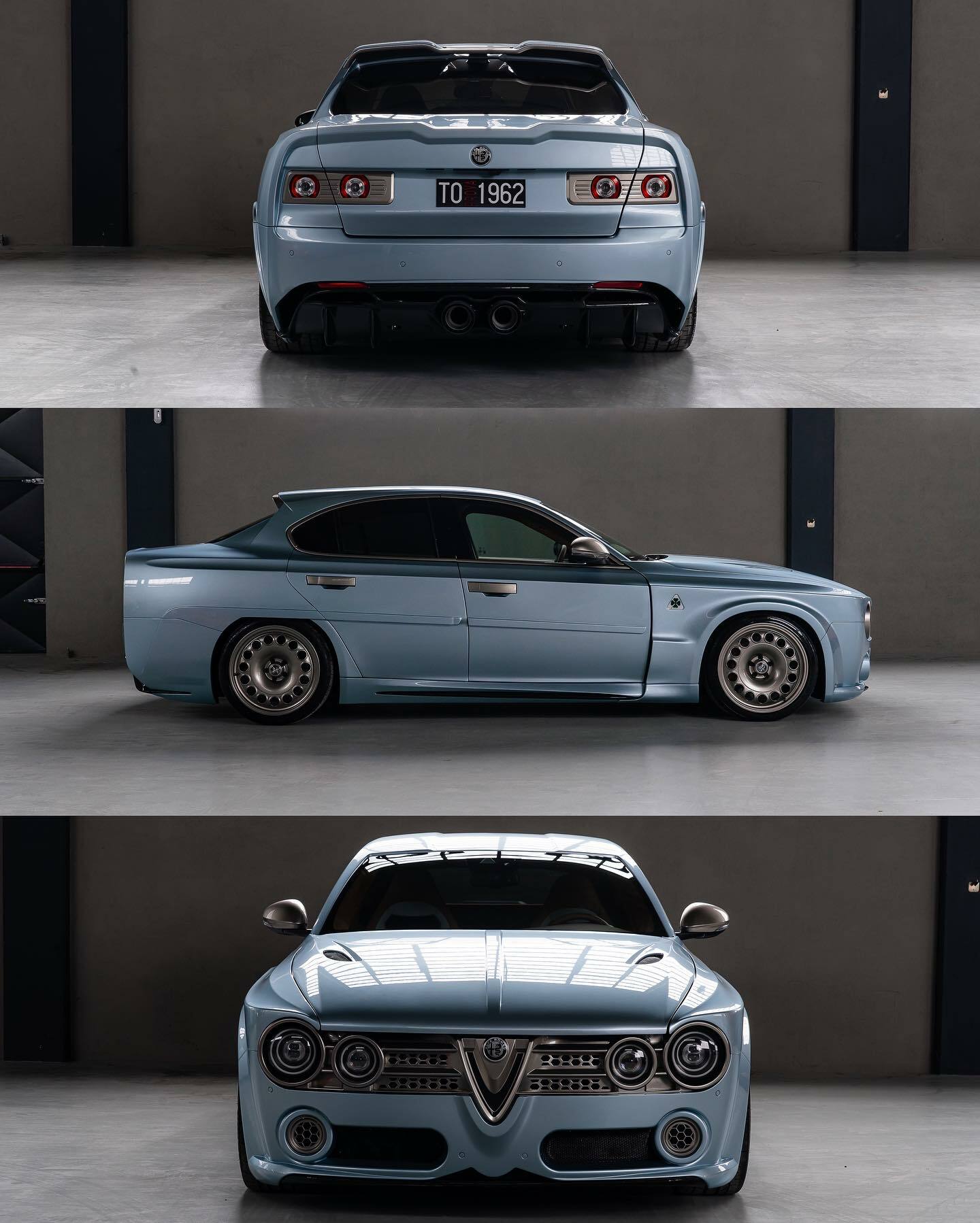 This Wacky Alfa Romeo Giulia QV Is Inspired By The Original 1962 Model ...