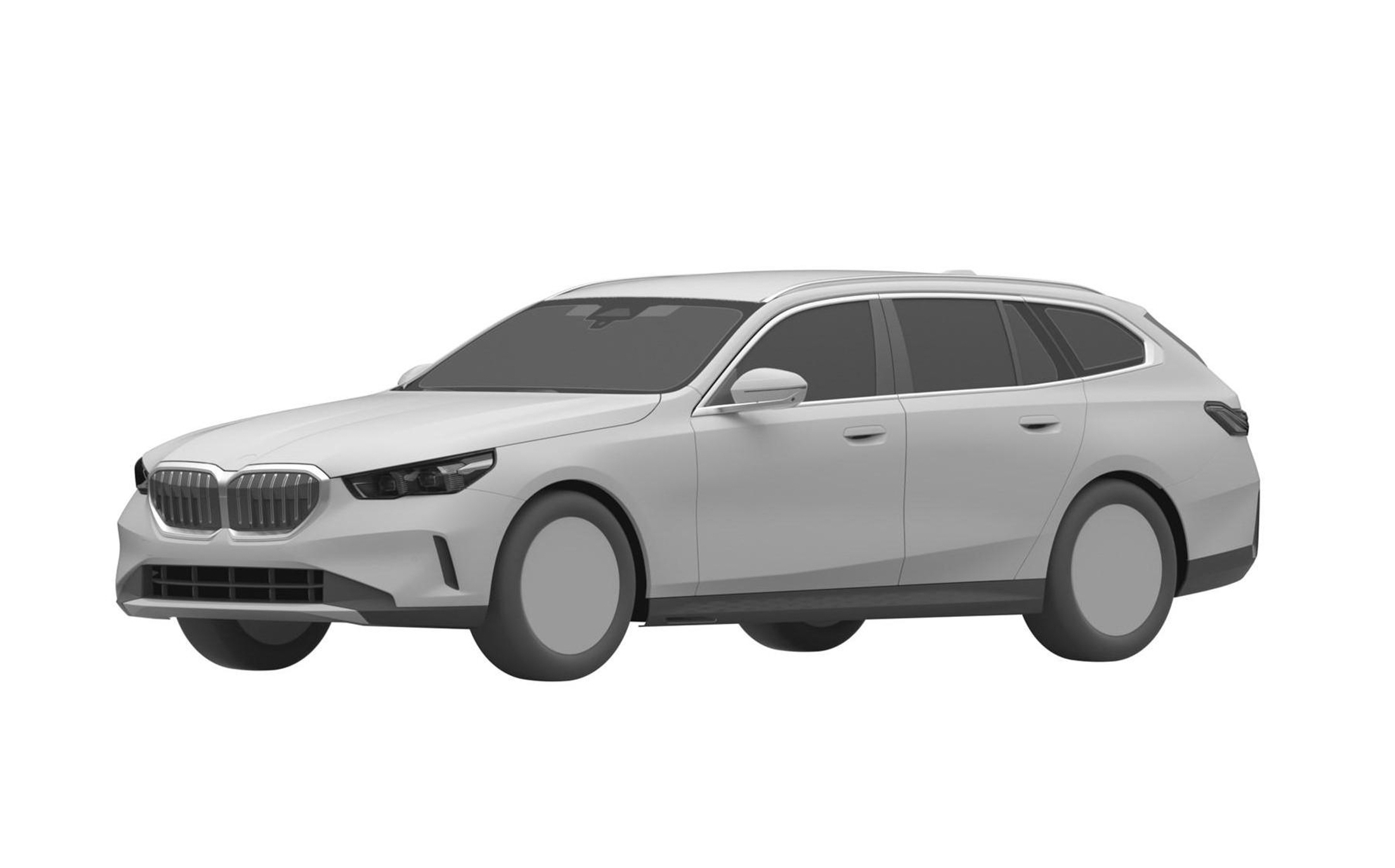 2024 BMW 5-Series Touring Revealed In Patent Drawings | Carscoops