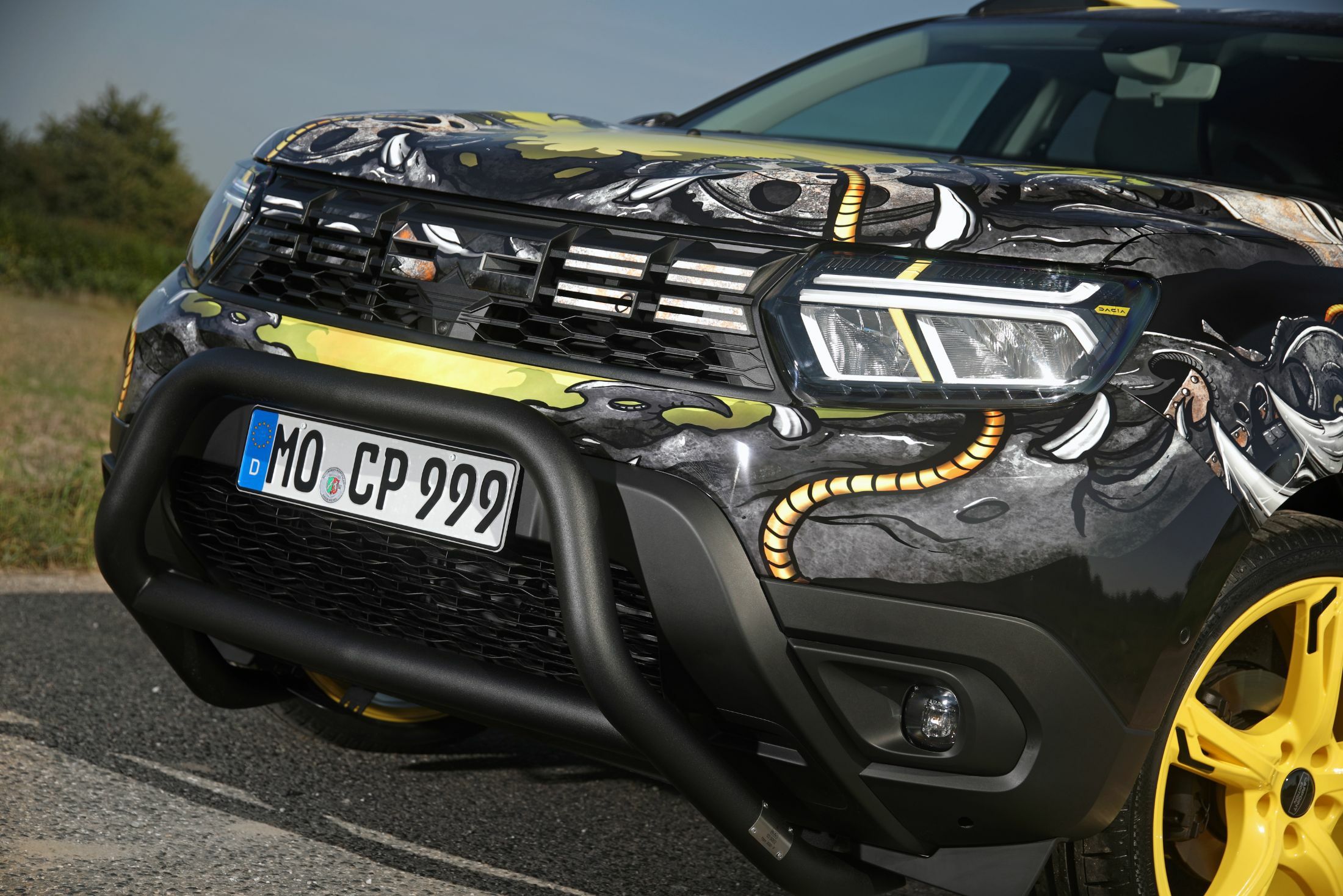 Dacia Duster Gains Monster-Themed Wrap And 20-Inch Wheels | Carscoops