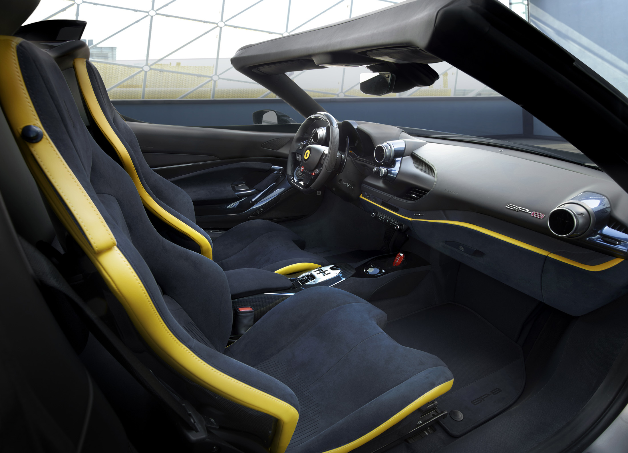 New Ferrari SP-8 One-Off Is A No-Roof Roadster With Roma Rear Lights ...