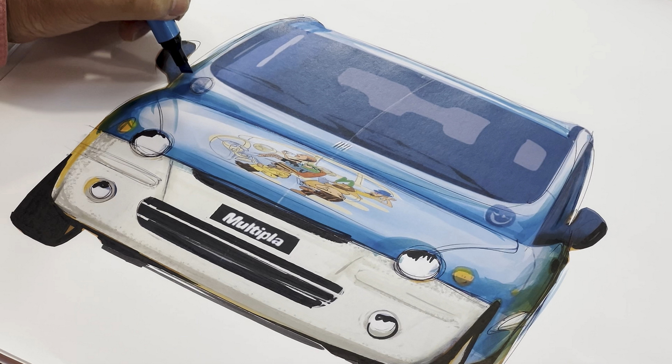 Fiat Resurrects The Multipla As A One-Off 6×6 Special, But Not in the ...