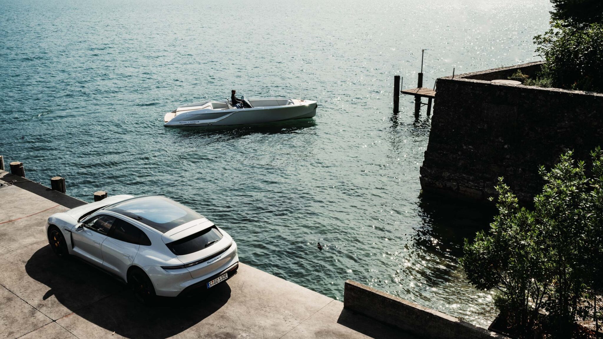 $593k Macan EV-Powered Porsche Boat Hits The Water | Carscoops