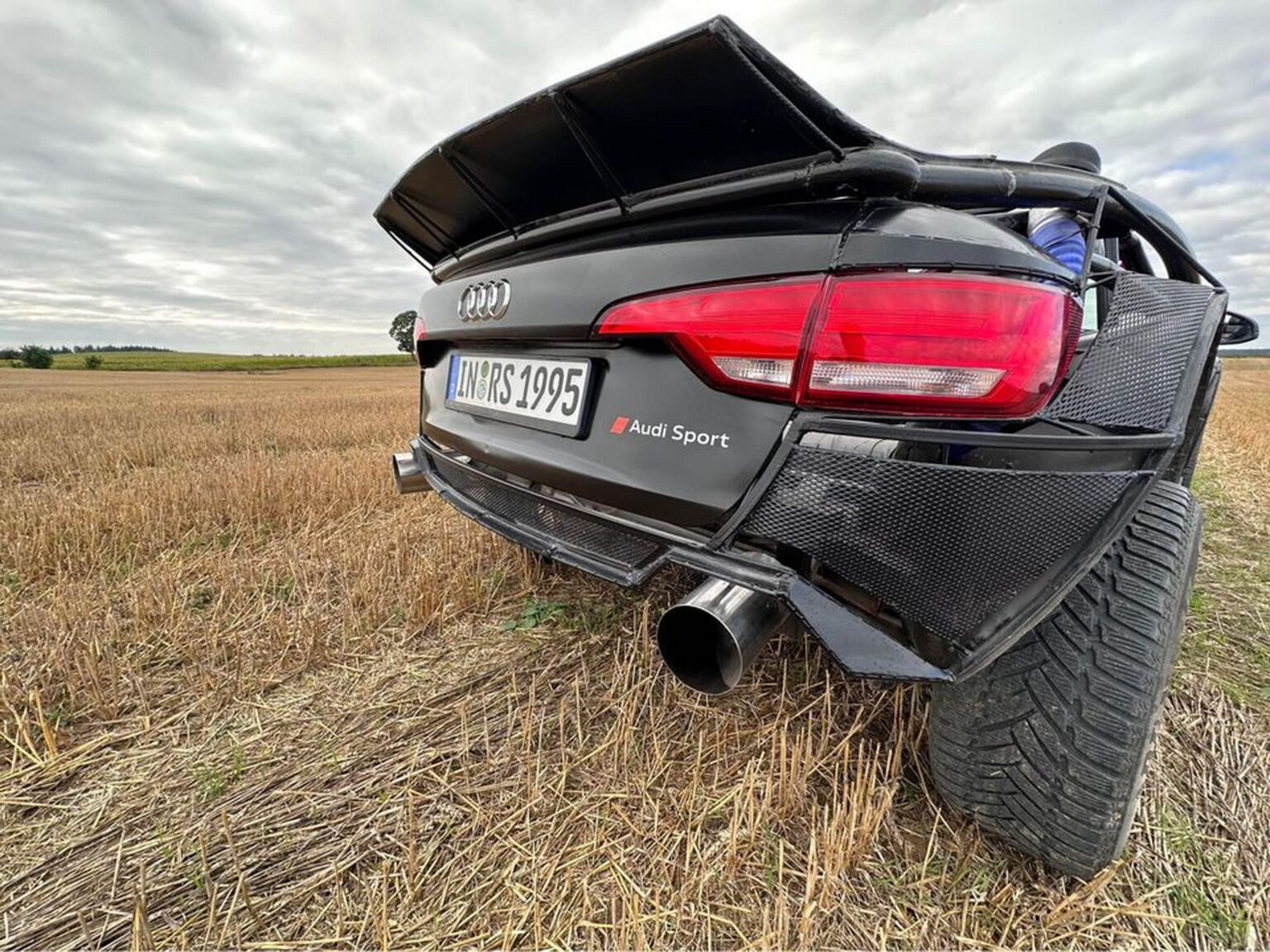 This Wicked Audi A6 Quattro Exoskeleton Build Is Up For Sale | Carscoops