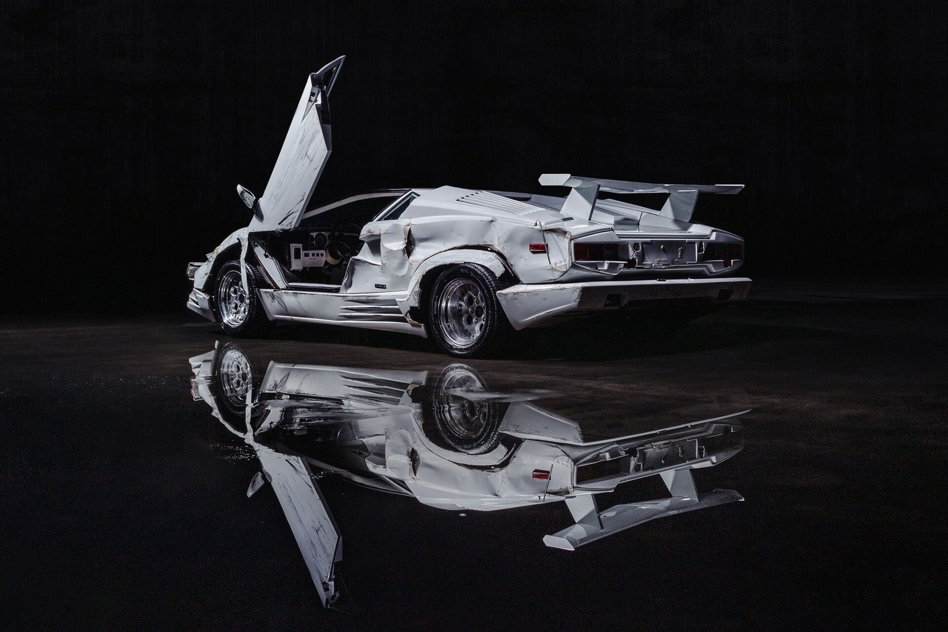Wolf Of Wall Street’s Wrecked Lamborghini Countach Heading To Auction ...