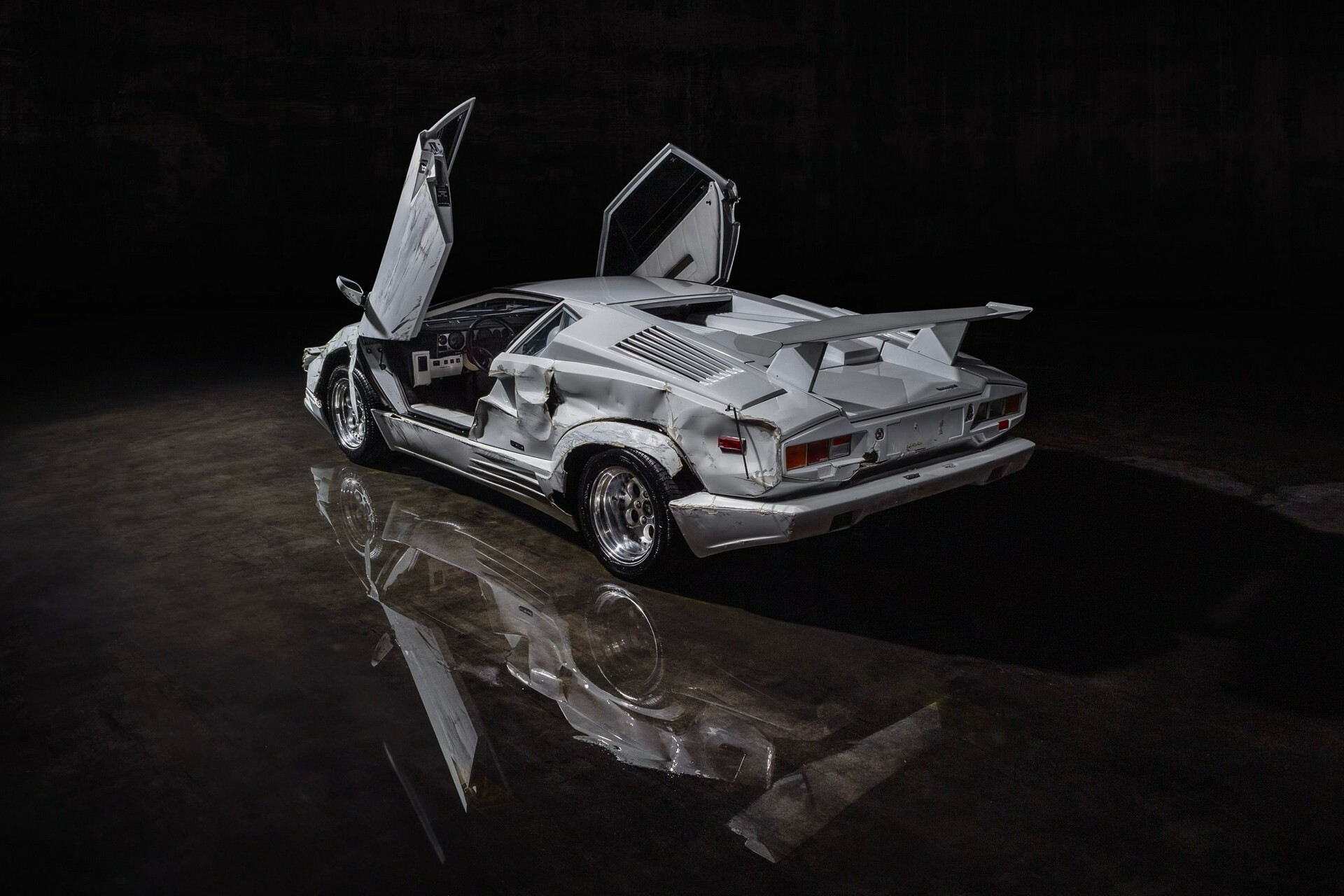 Wolf Of Wall Street’s Wrecked Lamborghini Countach Heading To Auction ...