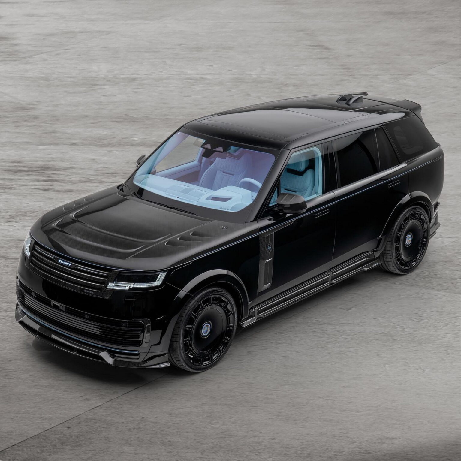 The Mansory Heritage Range Rover SV LWB Is A Blacked Out Beast With A ...