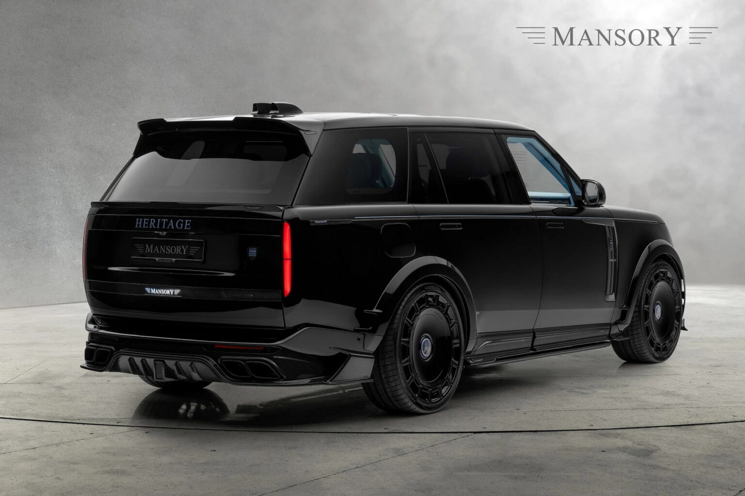 The Mansory Heritage Range Rover SV LWB Is A Blacked Out Beast With A ...
