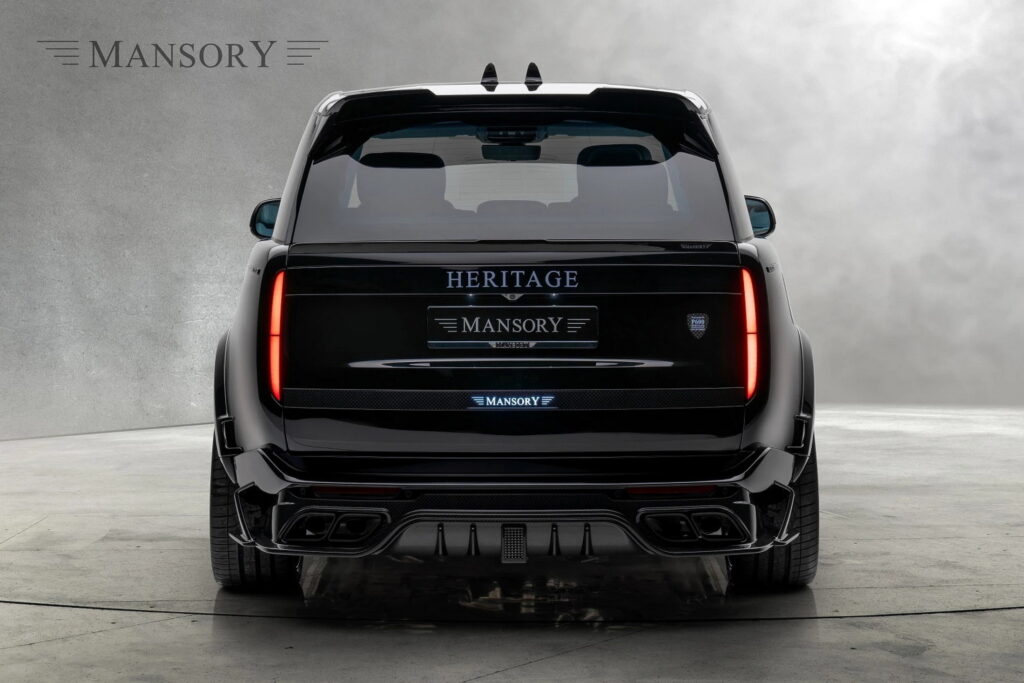 The Mansory Heritage Range Rover SV LWB Is A Blacked Out Beast With A ...