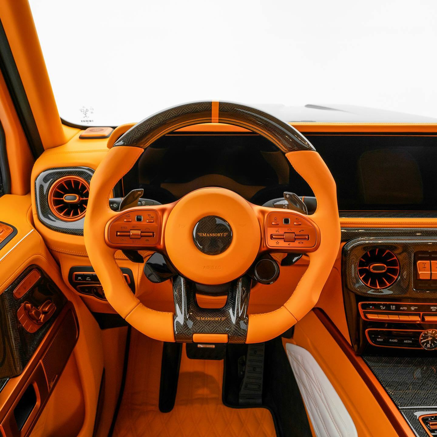 Mansory’s Black And Orange G-Wagon P850 Will Scare Kids On Halloween ...
