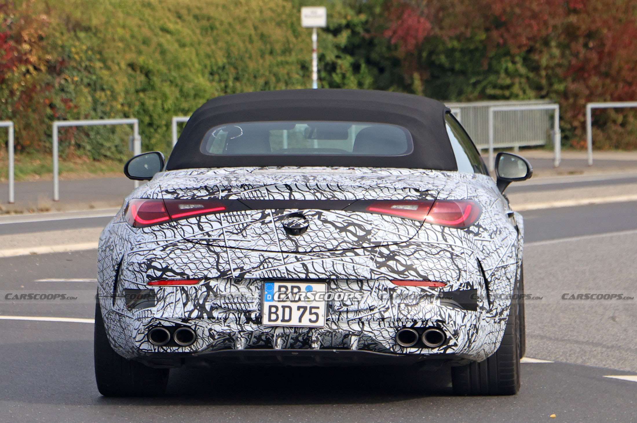 Mercedes-AMG CLE 53 Cabrio Shows Off Angry Face And Flared Fenders In ...