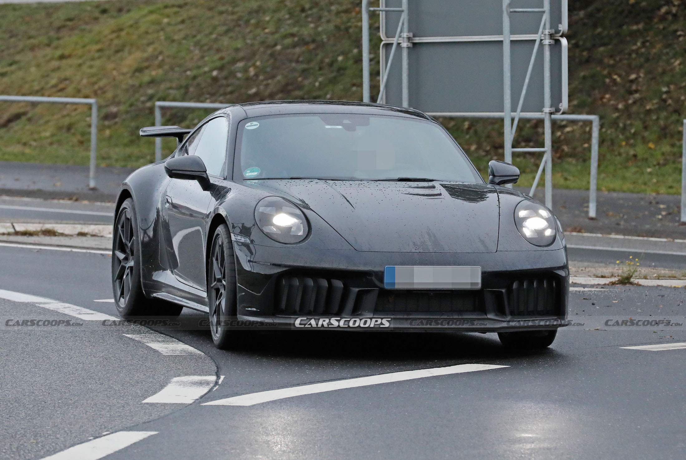 2025 Porsche 911 Spied Completely Undisguised, Is It A GTS? | Carscoops